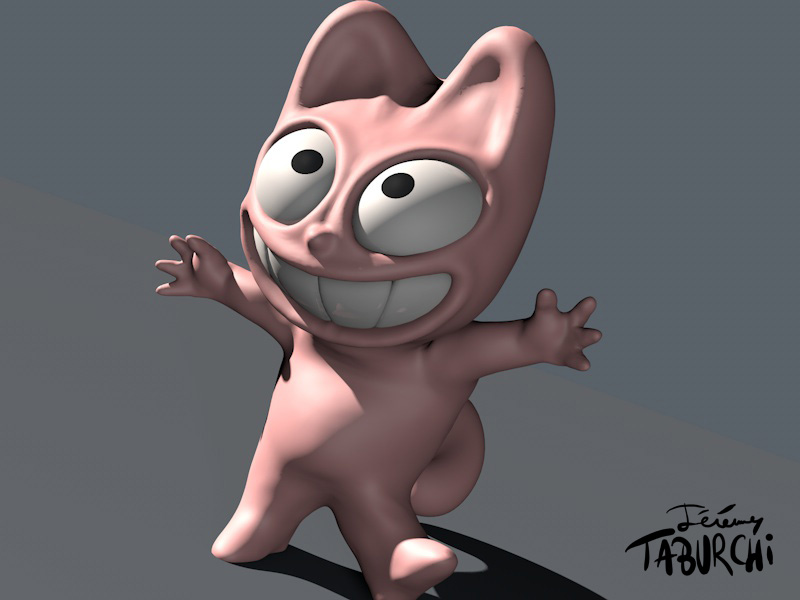 Le Chat Rose de Jérémy Taburchi | Crea3DPrint